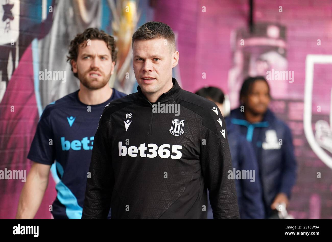Stoke City caretaker manager Ryan Shawcross during the Sky Bet ...