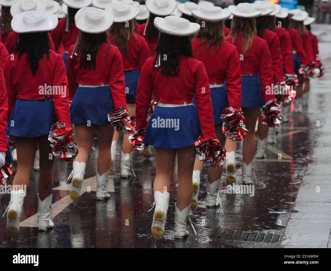 Performers during the New Year's Day Parade in central London. Picture ...