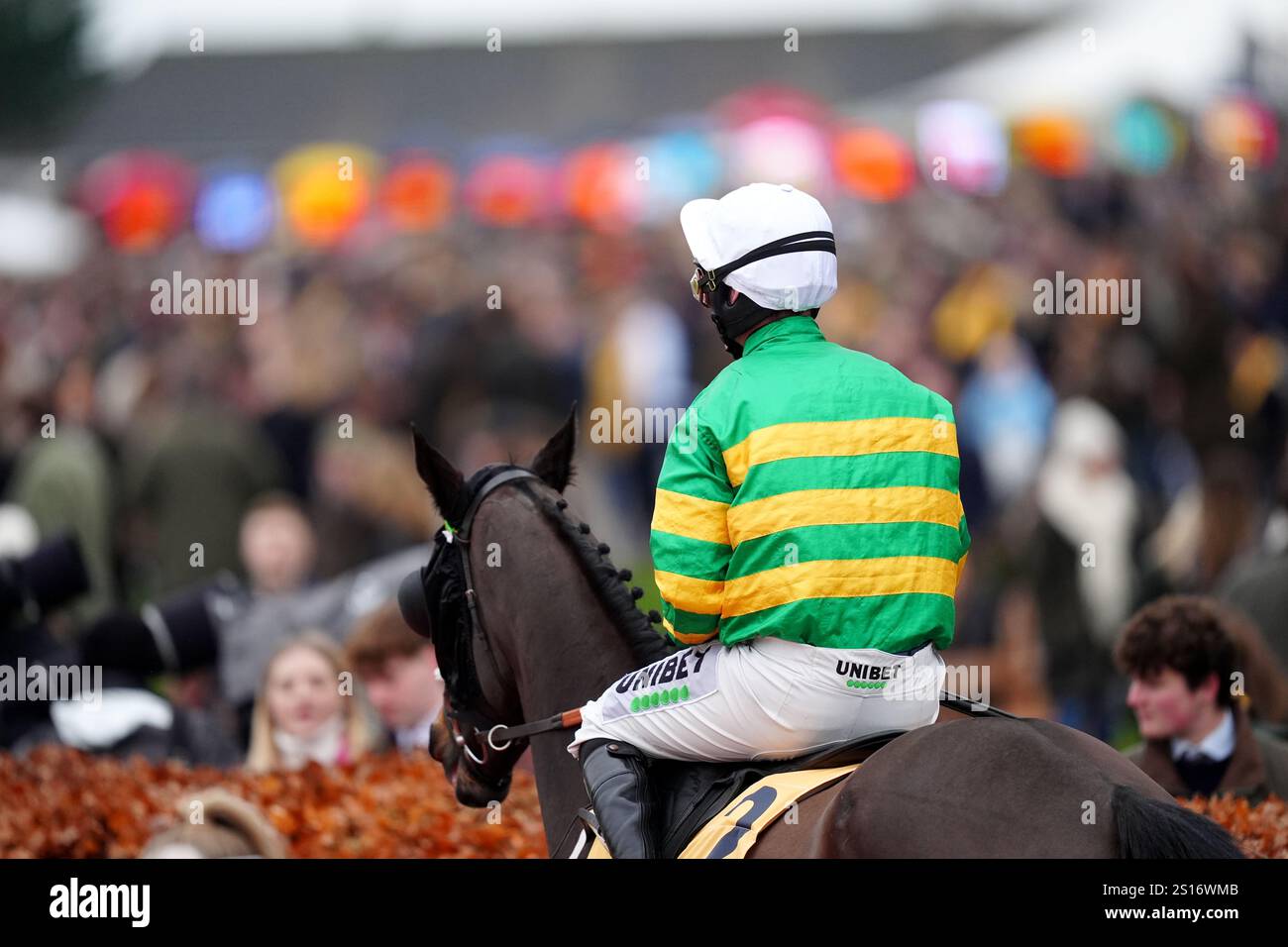 Chantry House ridden by Nico de Boinville before the Betfair Handicap ...