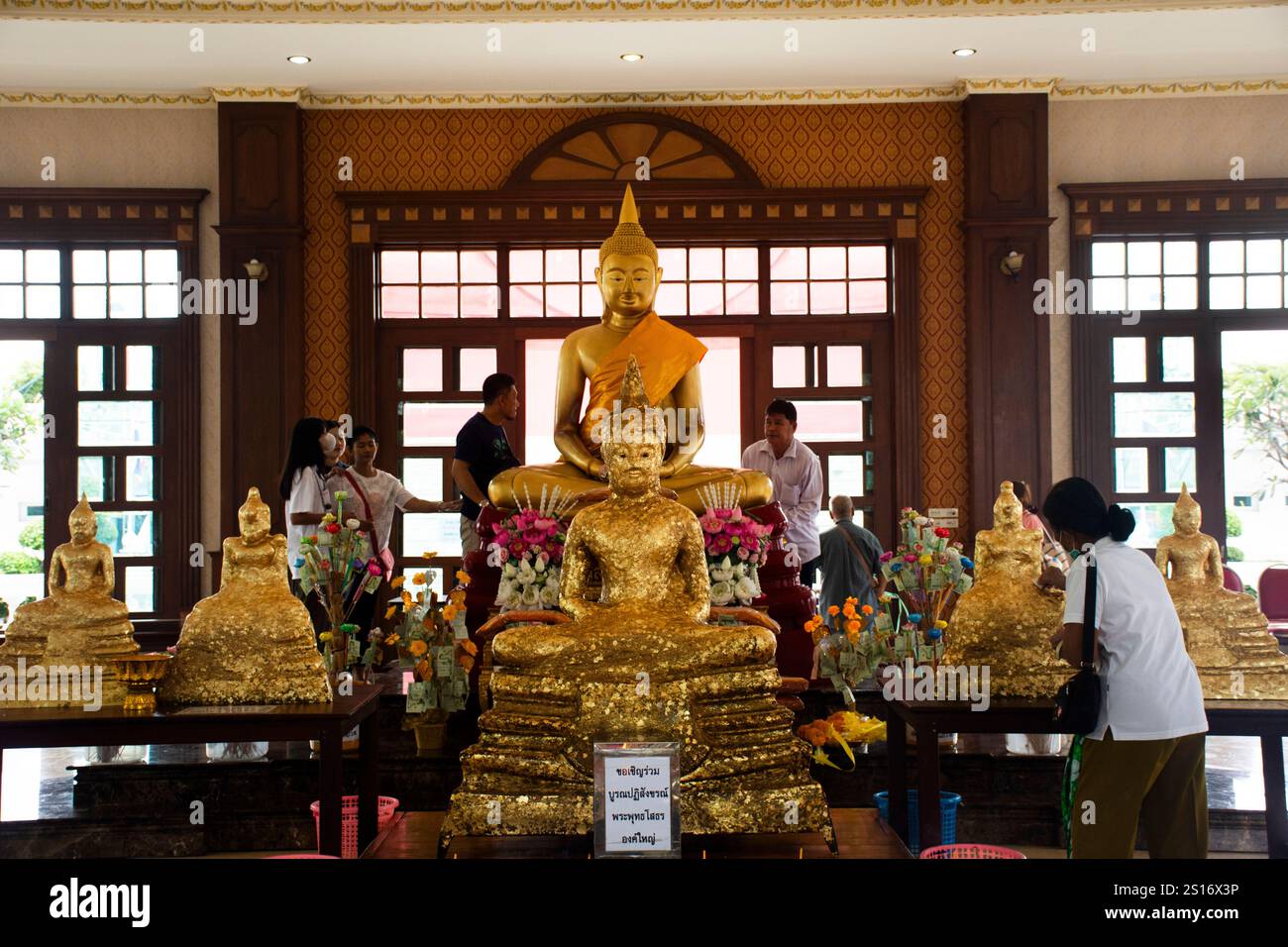 Holy ancient buddha statues Luang Phor Phuttha Sothorn for thai people ...