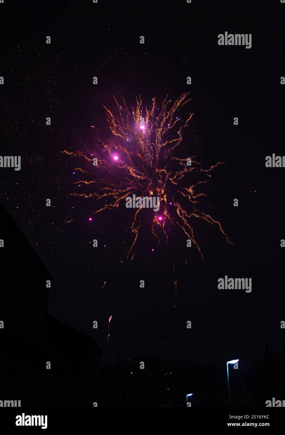 Stunning fireworks display captured during New Year's Eve 2025 ...