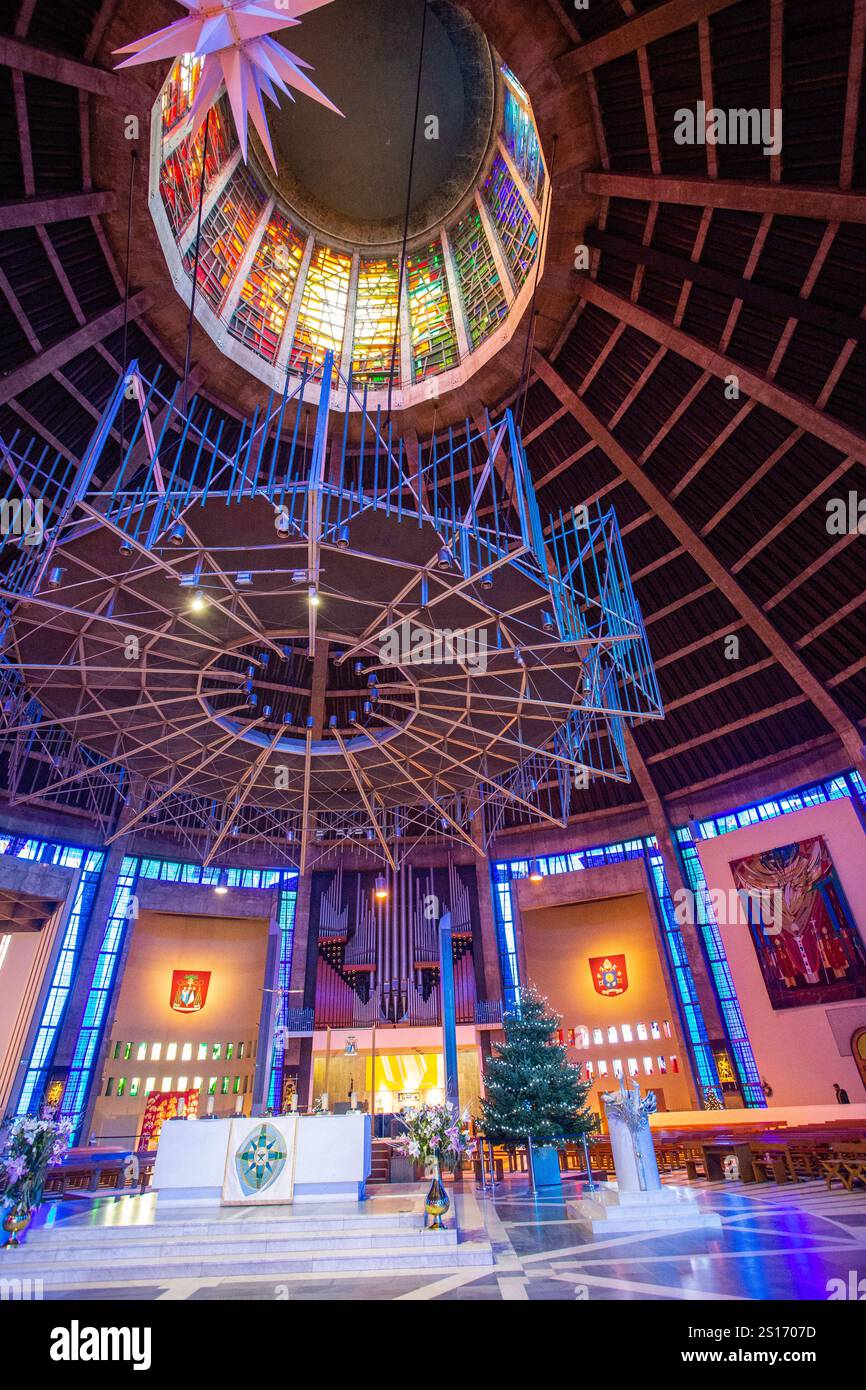 The interior of Liverpool catholic cathedral Stock Photo - Alamy