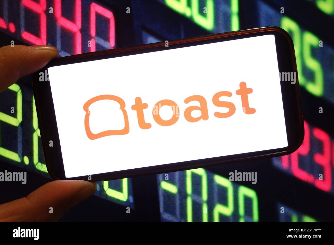 Poland. 30th Dec, 2024. In this photo illustration, the Toast Inc ...