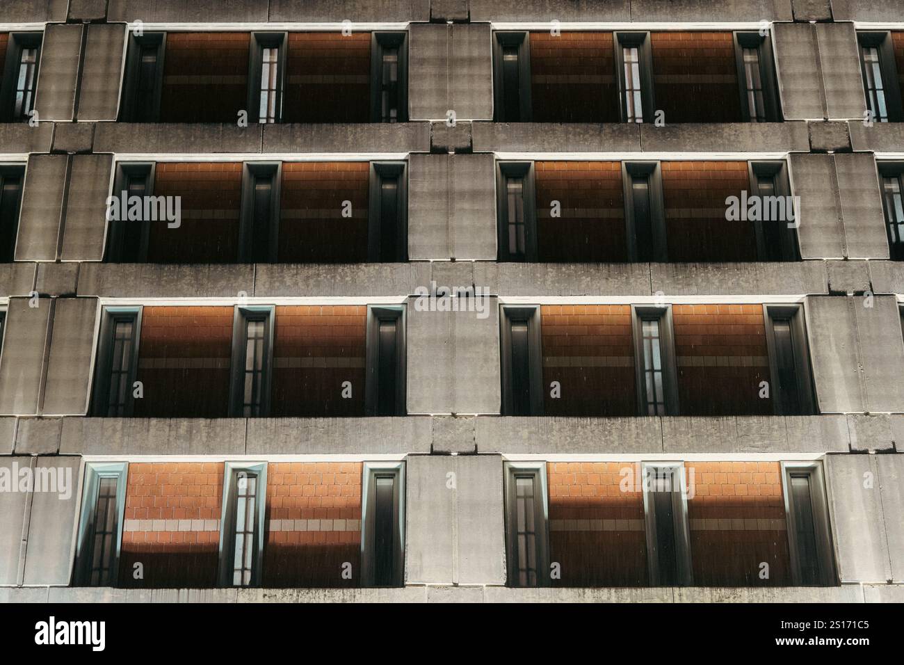 Brooklyn, USA. 31st Dec, 2024. Light shining from inmate's cells is ...
