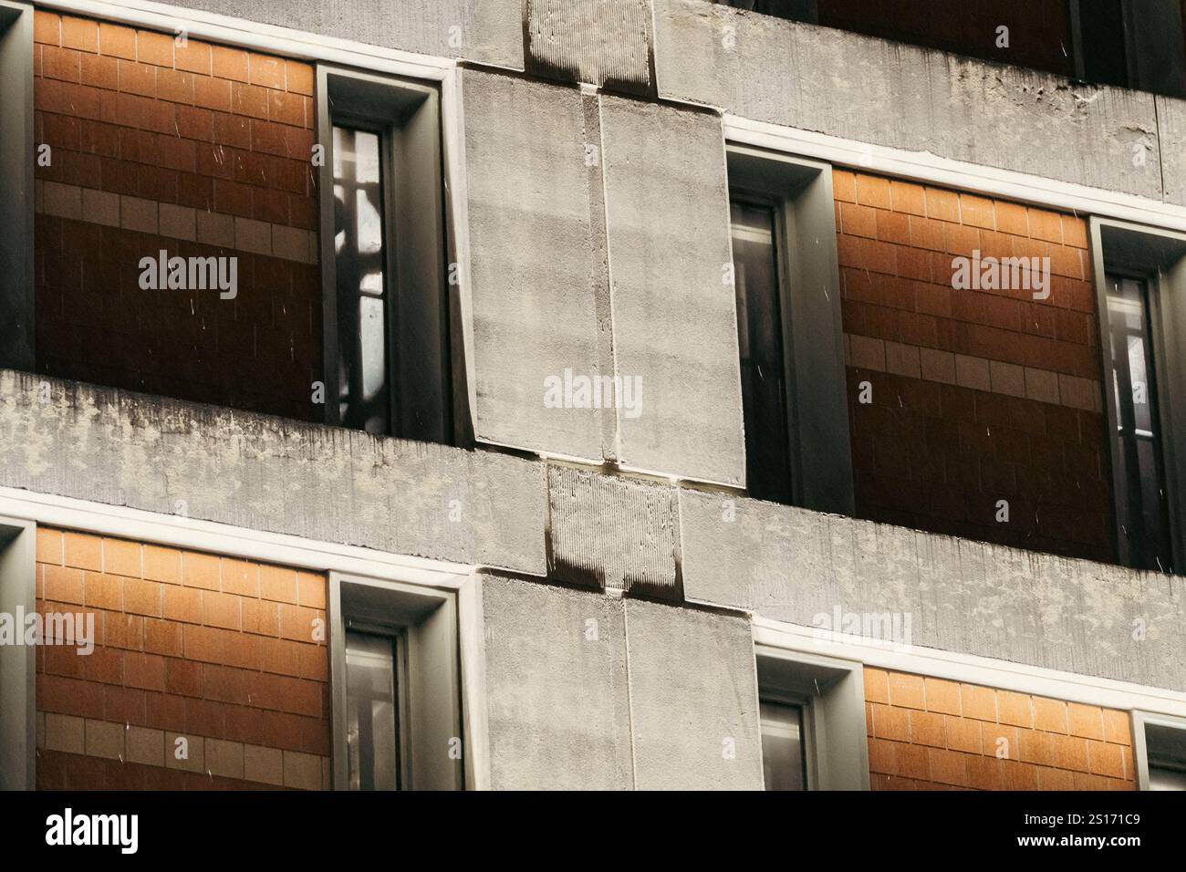 Brooklyn, USA. 31st Dec, 2024. Light shining from inmate's cells is ...