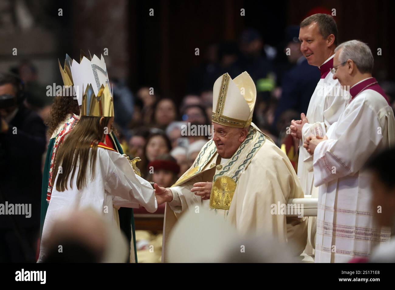 Vatican. 01st Jan, 2025. Pope Francis celebrates Holy Mass on the ...