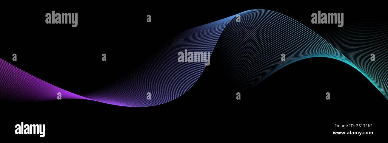 Abstract dark banner template. Vector illustration Stock Vector Image ...