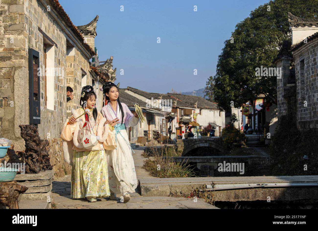 Xuancheng, China's Anhui Province. 1st Jan, 2025. Tourists in ...