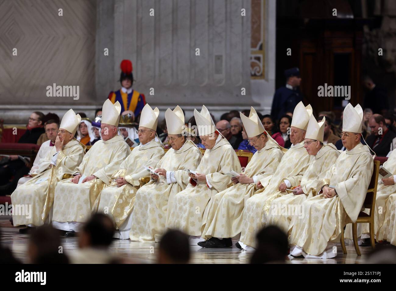 Vatican City, Italy 01.01.2025 : Pope Francis celebrates Holy Mass on ...