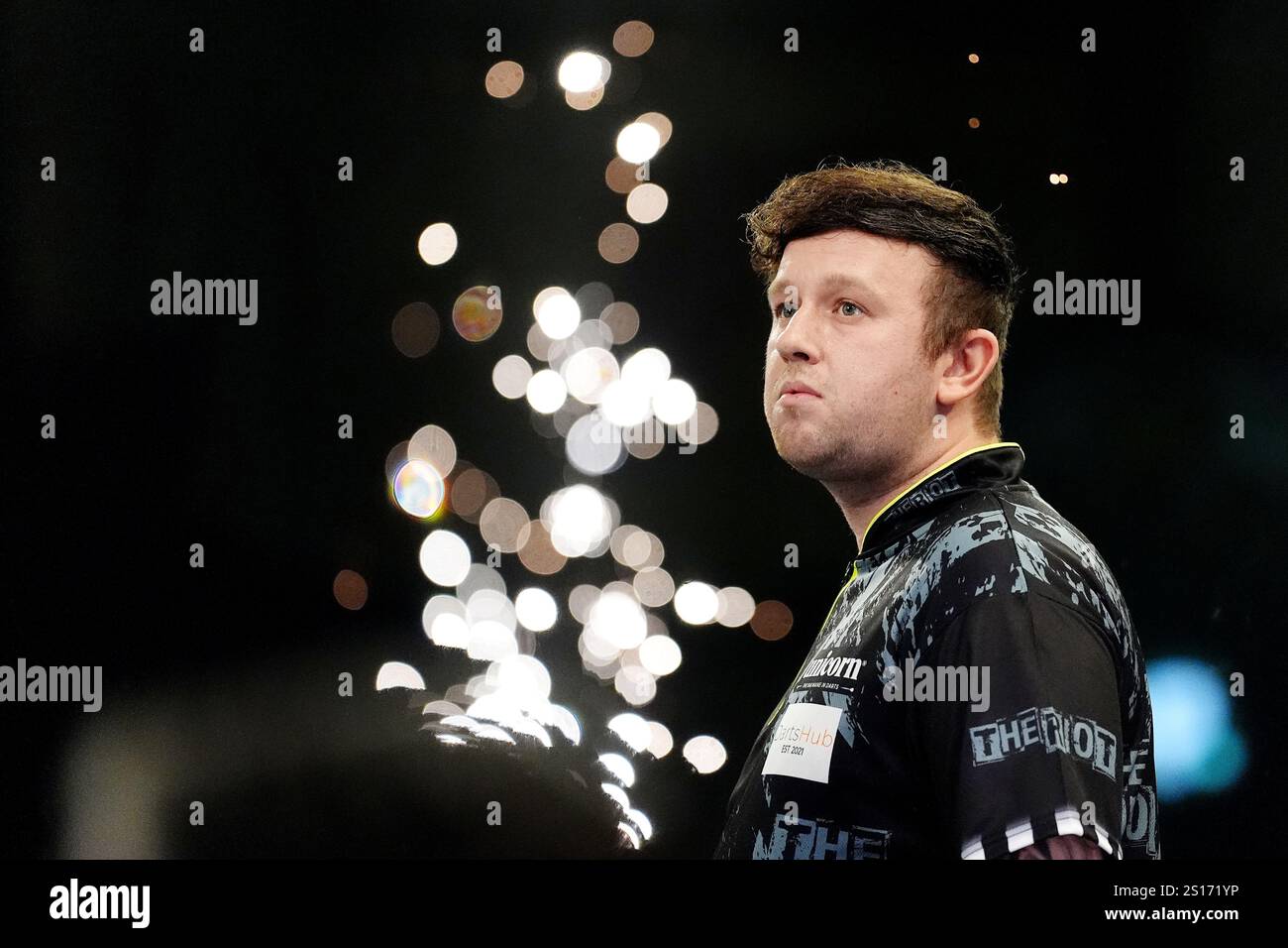 Callan Rydz ahead of their quarter final match against Michael van ...