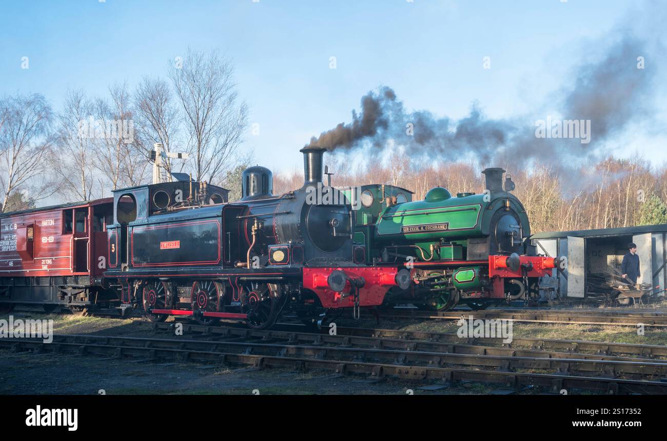 Steam locos Twizell and Sir Cecil A Cochrane, Tanfield railway for the ...