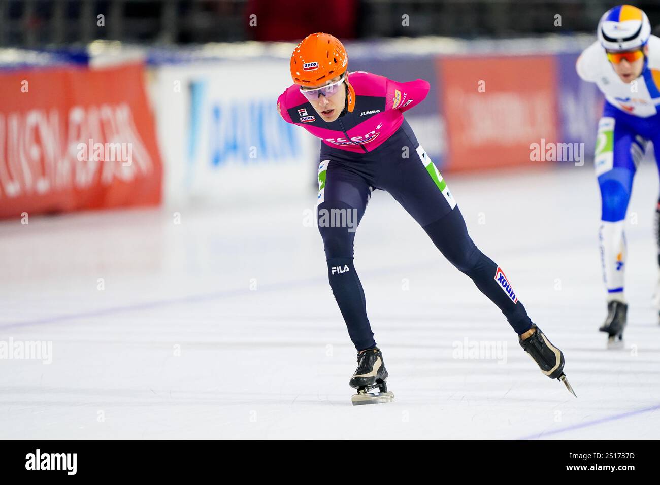HEERENVEEN, NETHERLANDS - JANUARY 1: Mats Stoltenborg during the Daikin ...