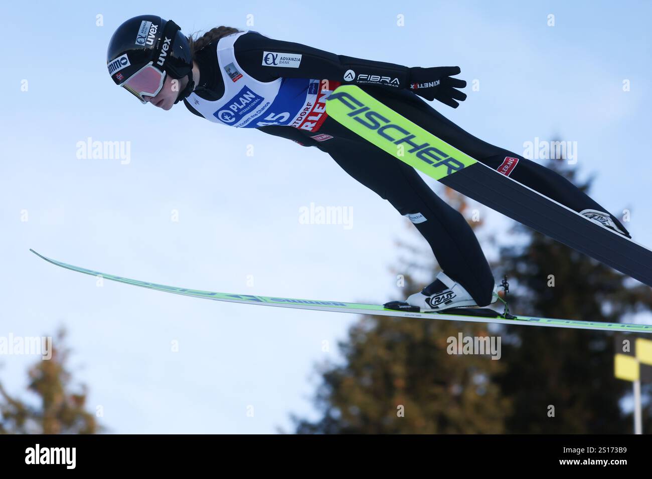01 January 2025, Bavaria, Oberstdorf: Nordic skiing/ski jumping, World ...