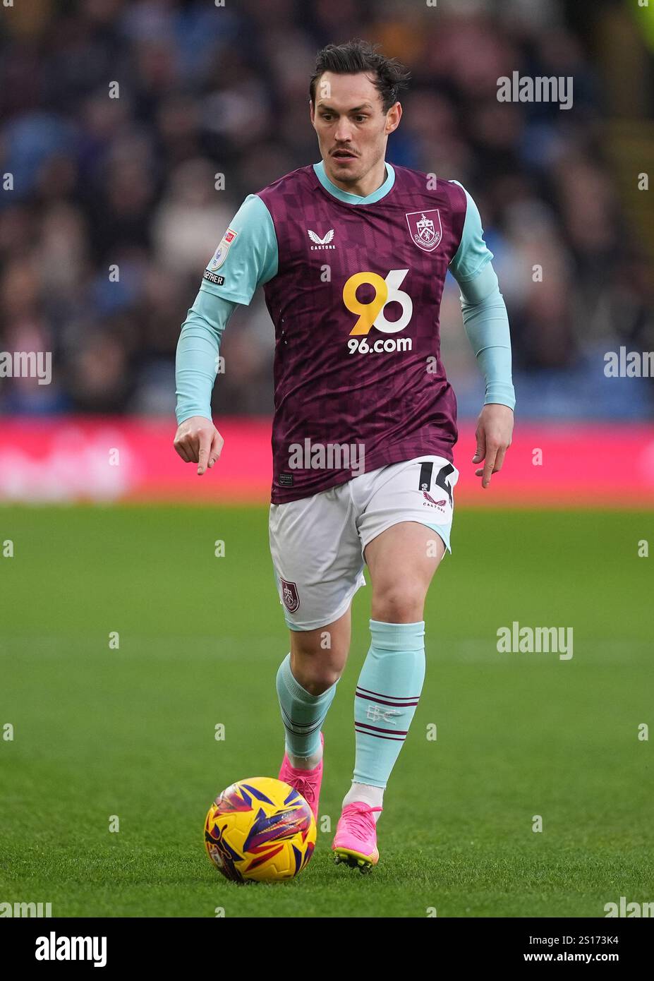 Burnley’s Connor Roberts during the Sky Bet Championship match at Turf Moor, Burnley. Picture ...