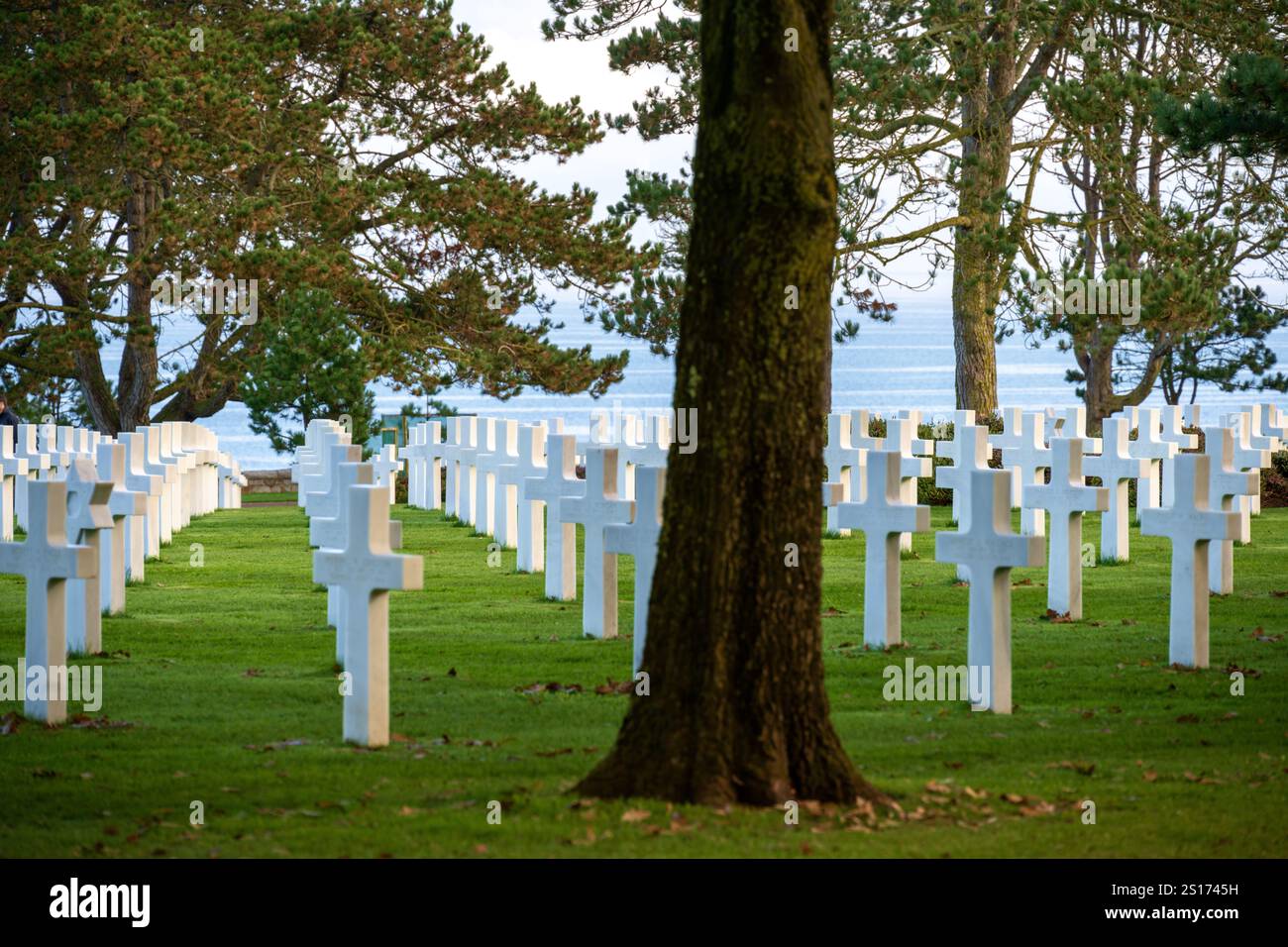 American war cemetery rows hi-res stock photography and images - Alamy