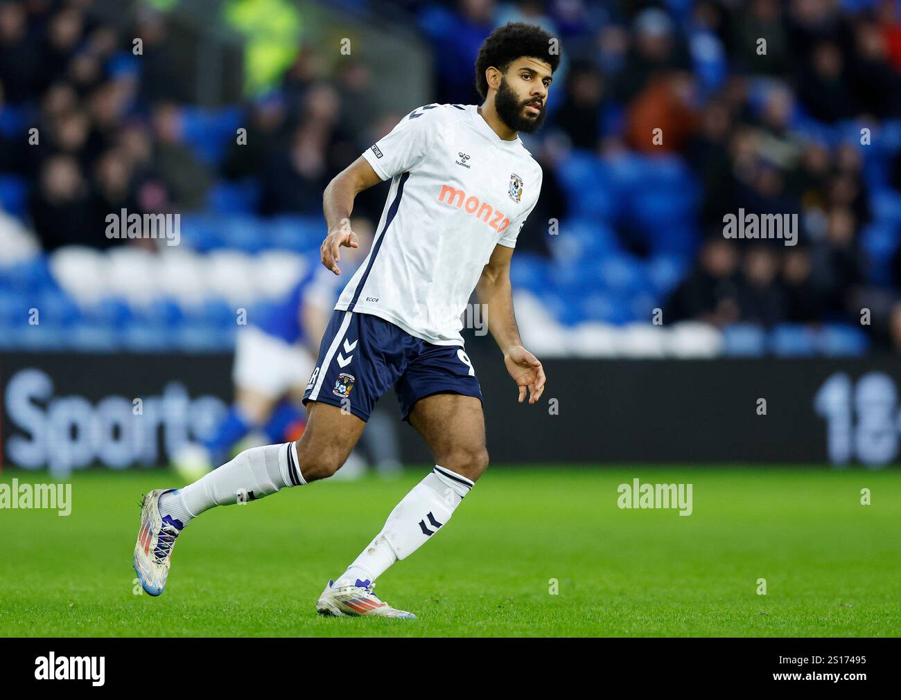 Coventry City's Ellis Simms during the Sky Bet Championship match at ...