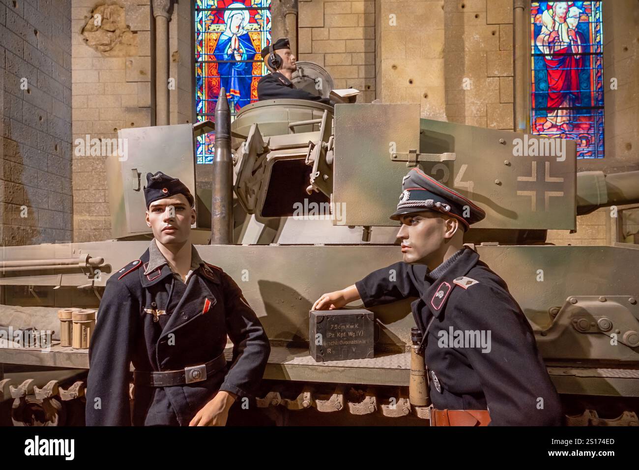 Panzer IV, Overlord Museum, Colleville, Normandy, France Stock Photo ...