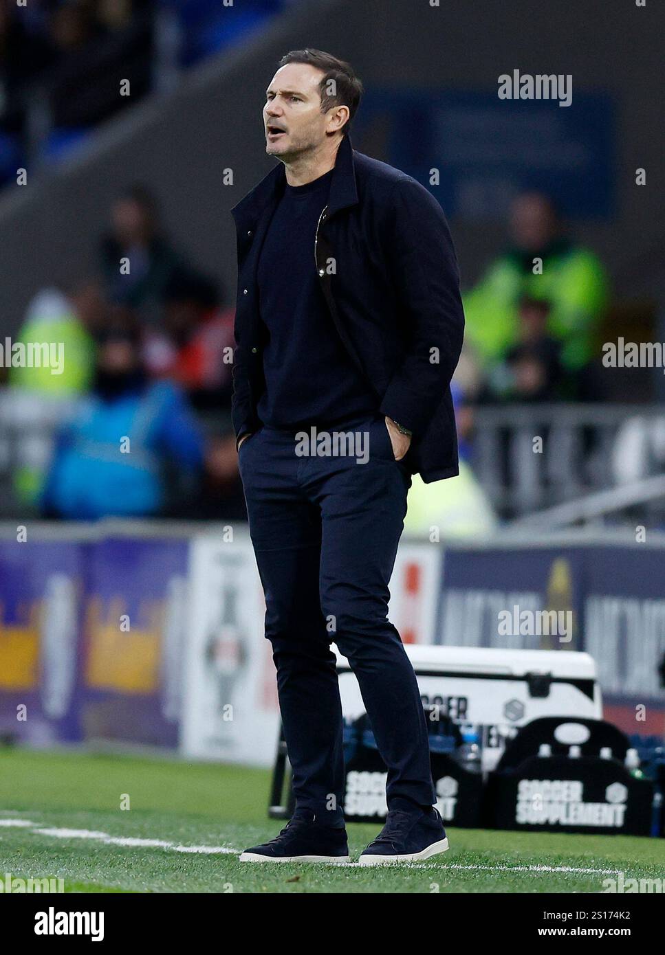 Coventry City head coach Frank Lampard on the touchline during the Sky ...