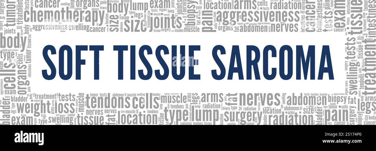 Soft Tissue Sarcoma word cloud conceptual design isolated on white ...