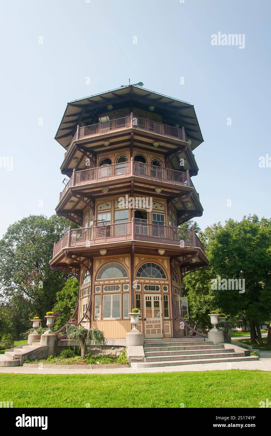 the historic landmark pagoda at Patterson Park in Baltimore maryland ...