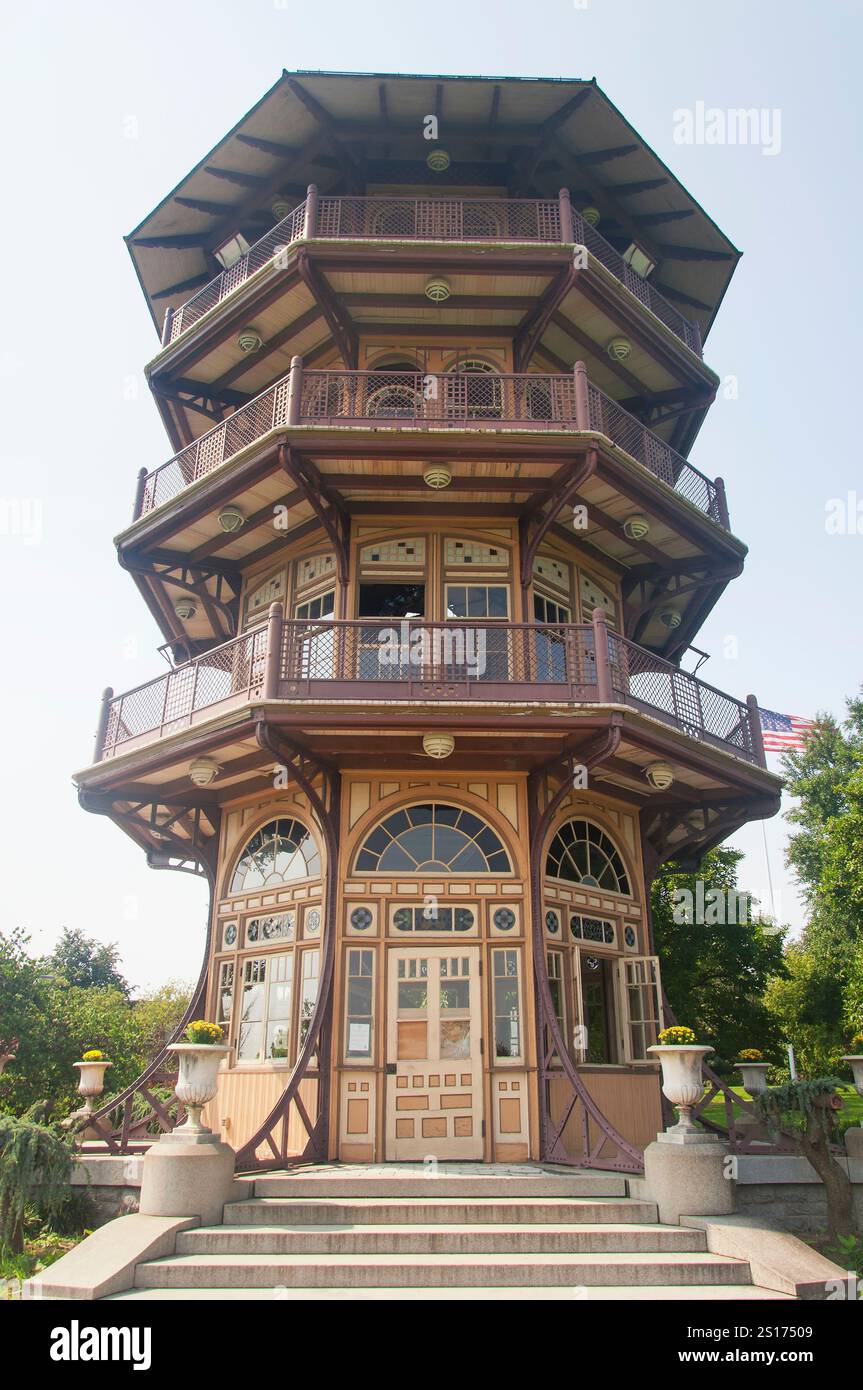 the historic landmark pagoda at Patterson Park in Baltimore maryland ...