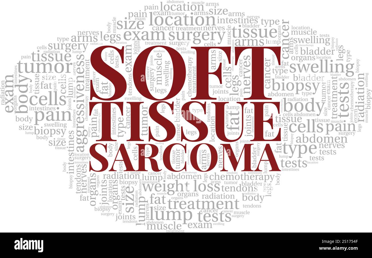 Soft Tissue Sarcoma word cloud conceptual design isolated on white ...
