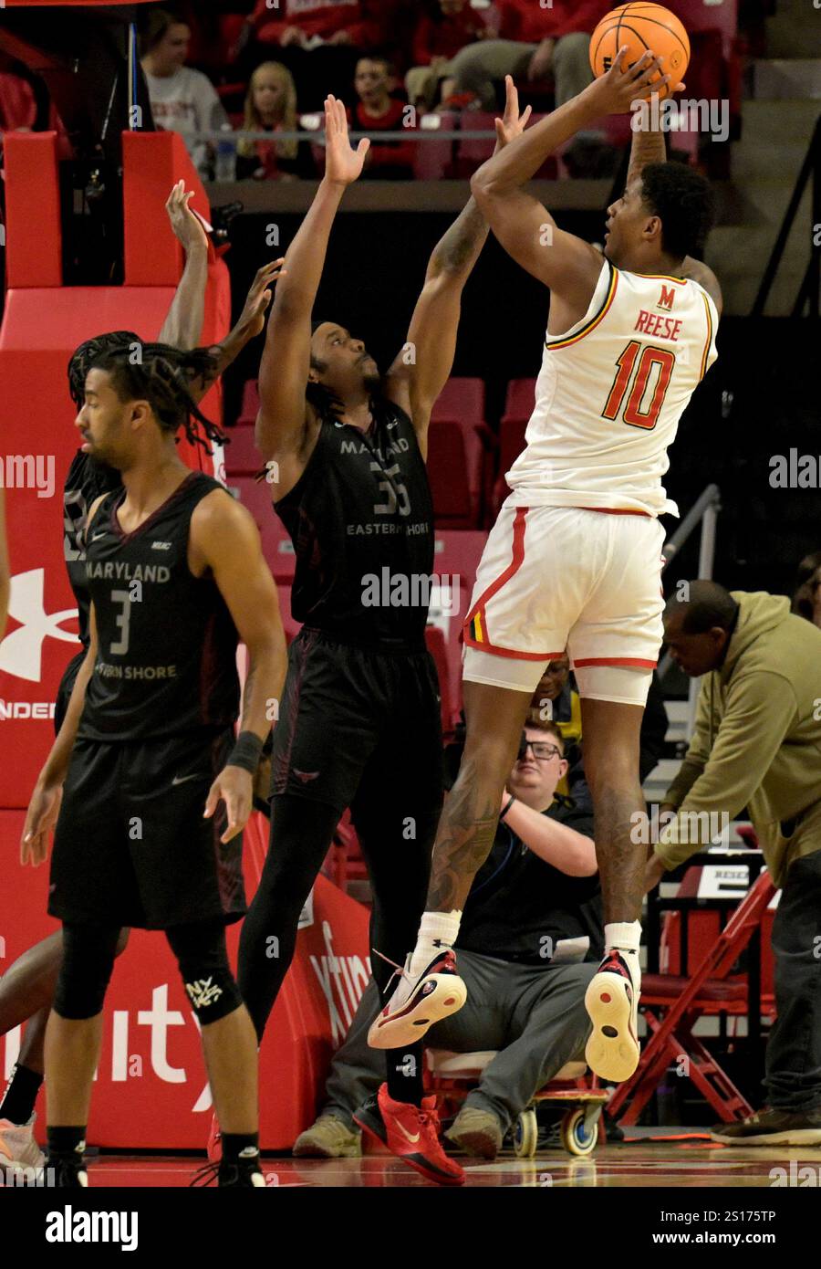 COLLEGE PARK, MD - December 28: Maryland Terrapins forward Julian Reese ...