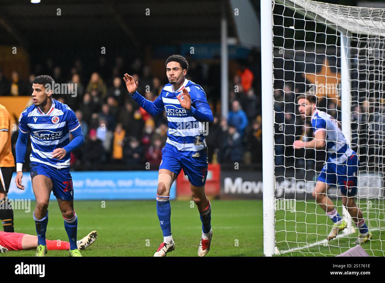 Harvey Knibbs (7 Reading) celebrates after scoring teams first goal ...
