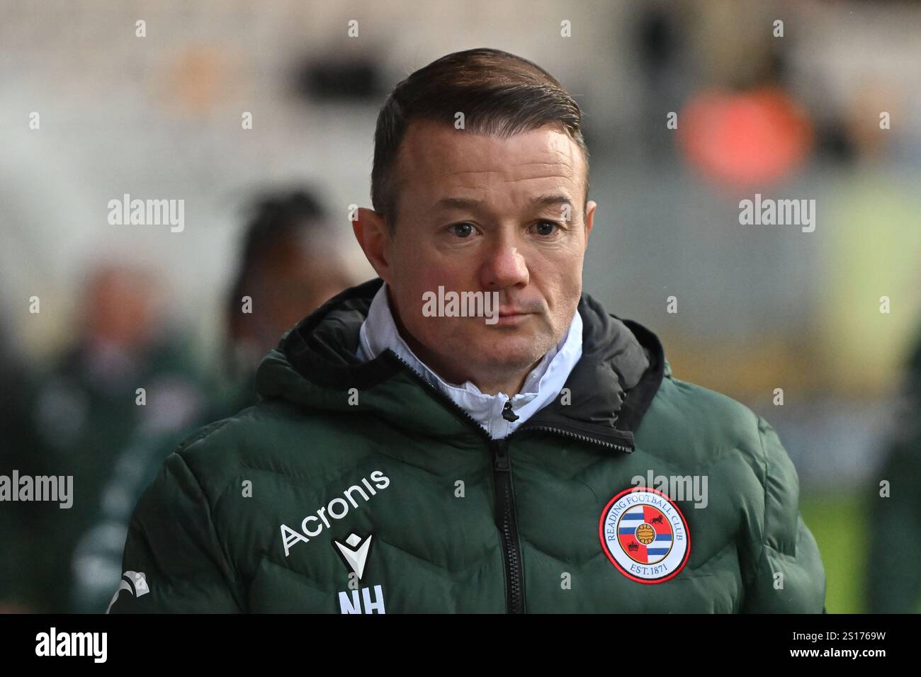 Manager Noel Hunt (Manager Reading) during the Sky Bet League 1 match ...