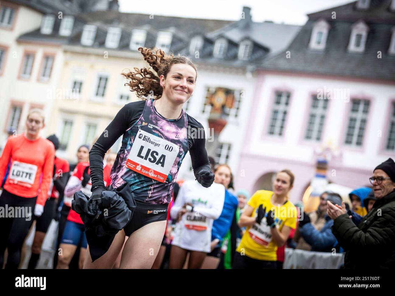 Trier, Deutschland. 31st Dec, 2024. Voller Vorfreude: Lisa Rooms (BEL ...