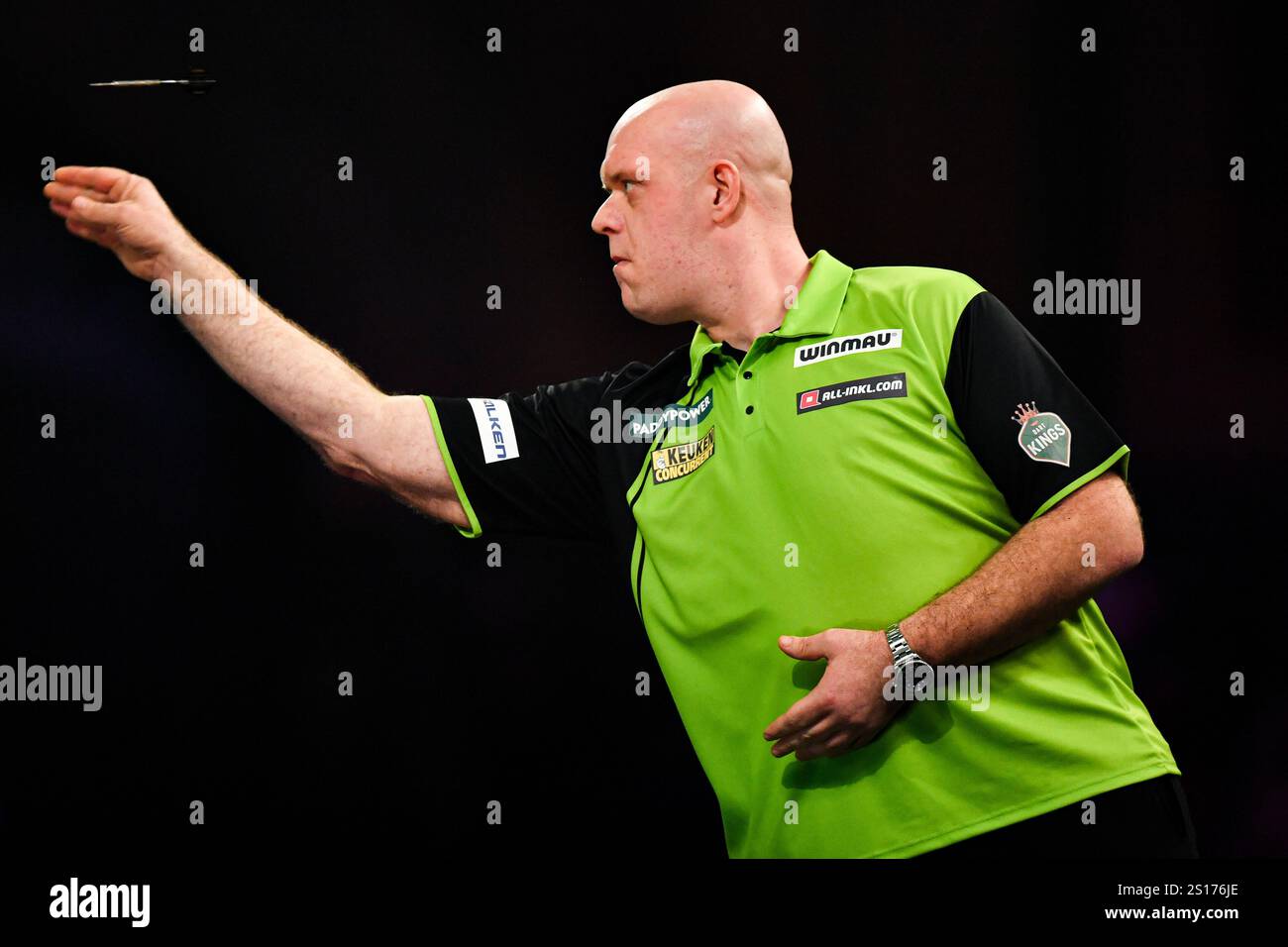 Alexandra Palace, London, UK. 1st Jan, 2025. 2024/25 PDC Paddy Power ...