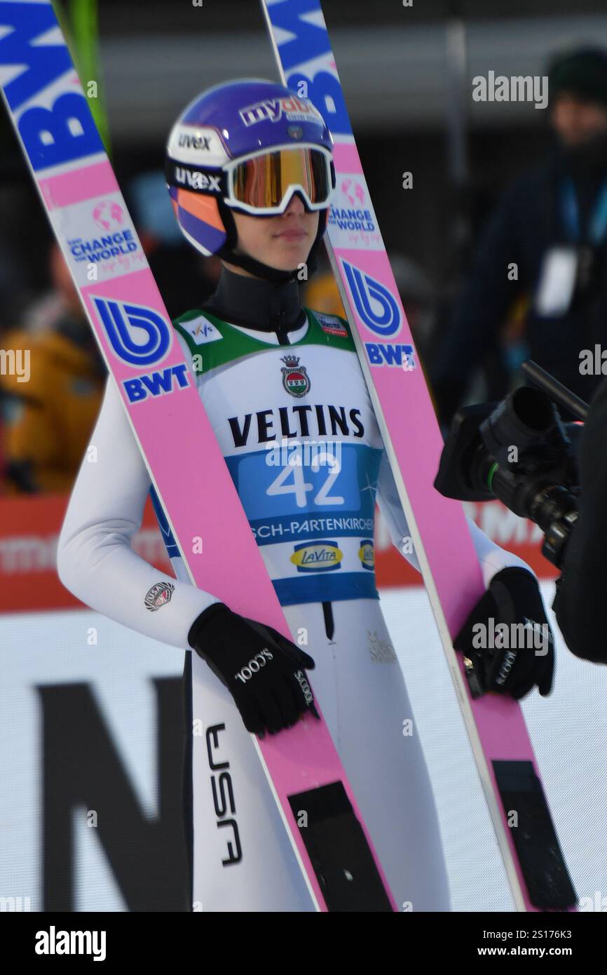 Garmisch Partenkirchen, Germany. 01st Jan, 2025. GARMISCH-PARTENKIRCHEN ...