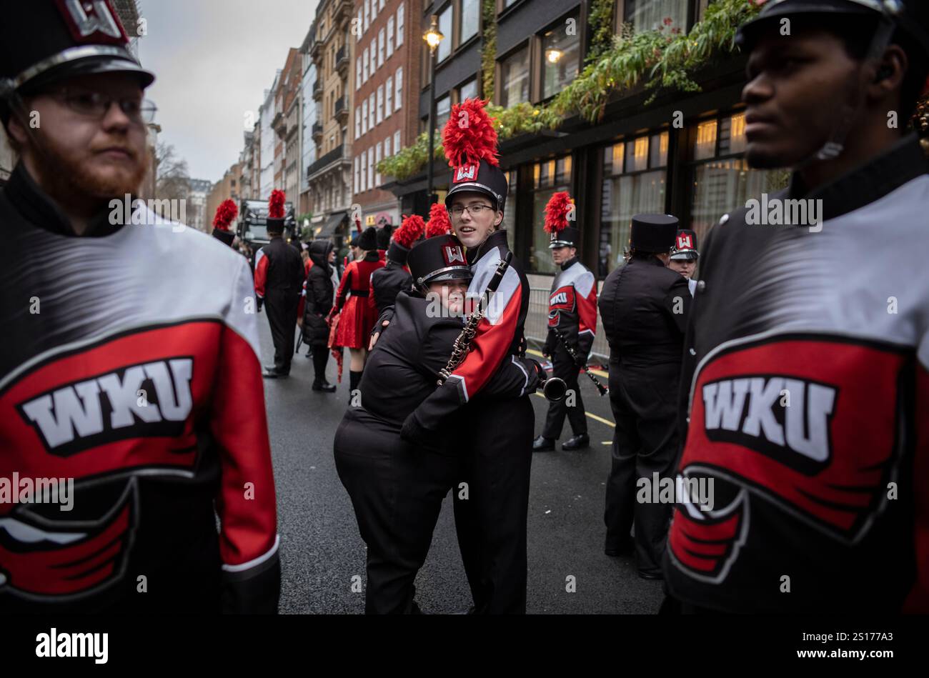 UK. 01st Jan, 2025. New Year's Day Parade, London, England, United Kingdom Performers take part ...