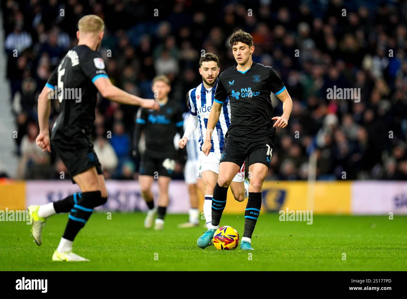 Preston North End's Jordan Storey during the Sky Bet Championship match ...
