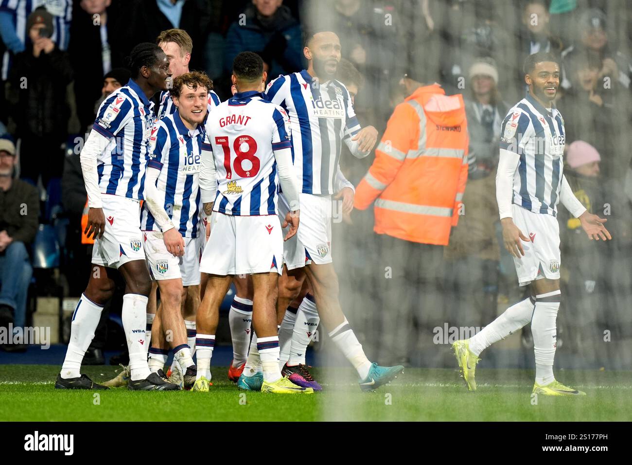 West Bromwich Albion's Callum Styles celebrates after scoring his side ...