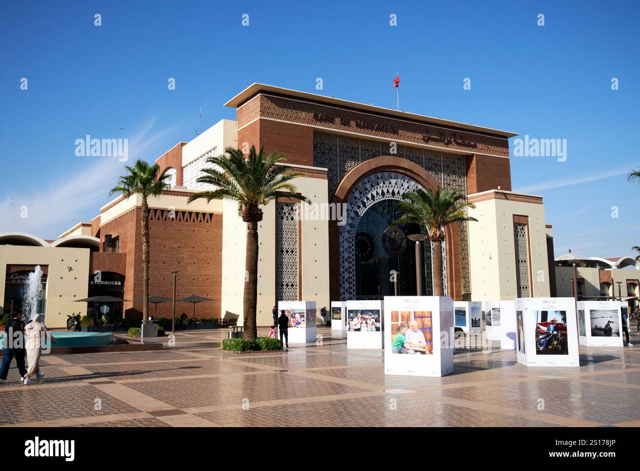 gare marrakech marrakech train station gueliz marrakesh, morocco Stock Photo - Alamy