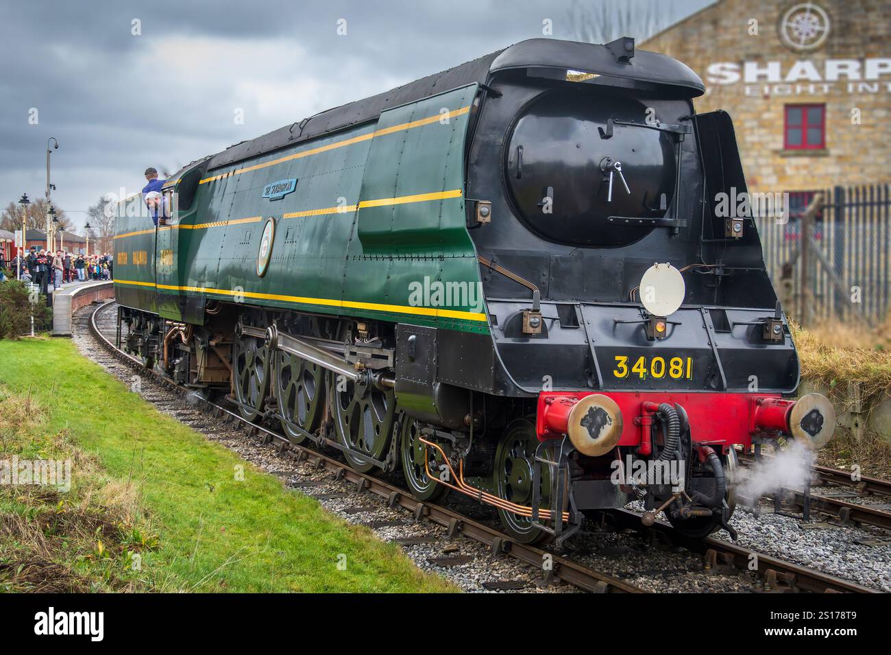 The East Lancashire Railway a new home for steam locomotive 34081 92 ...