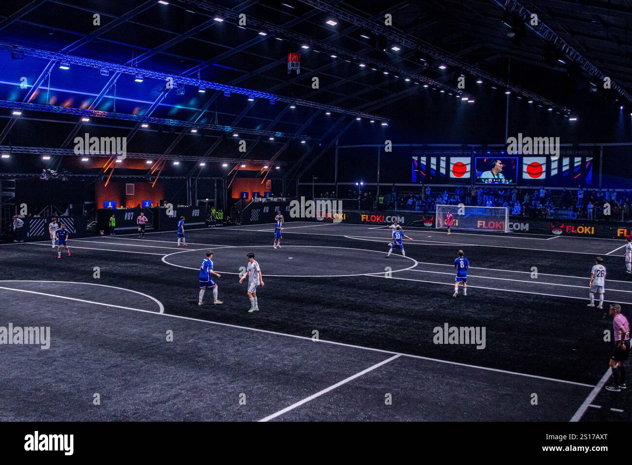 Milan, Italy. 01st Jan, 2025. Kings League Arena during King World Cup ...