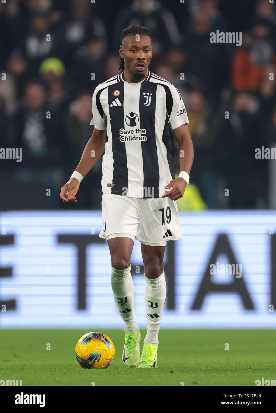 Turin, Italy. 29th Dec, 2024. Kephren Thuram of Juventus during the ...