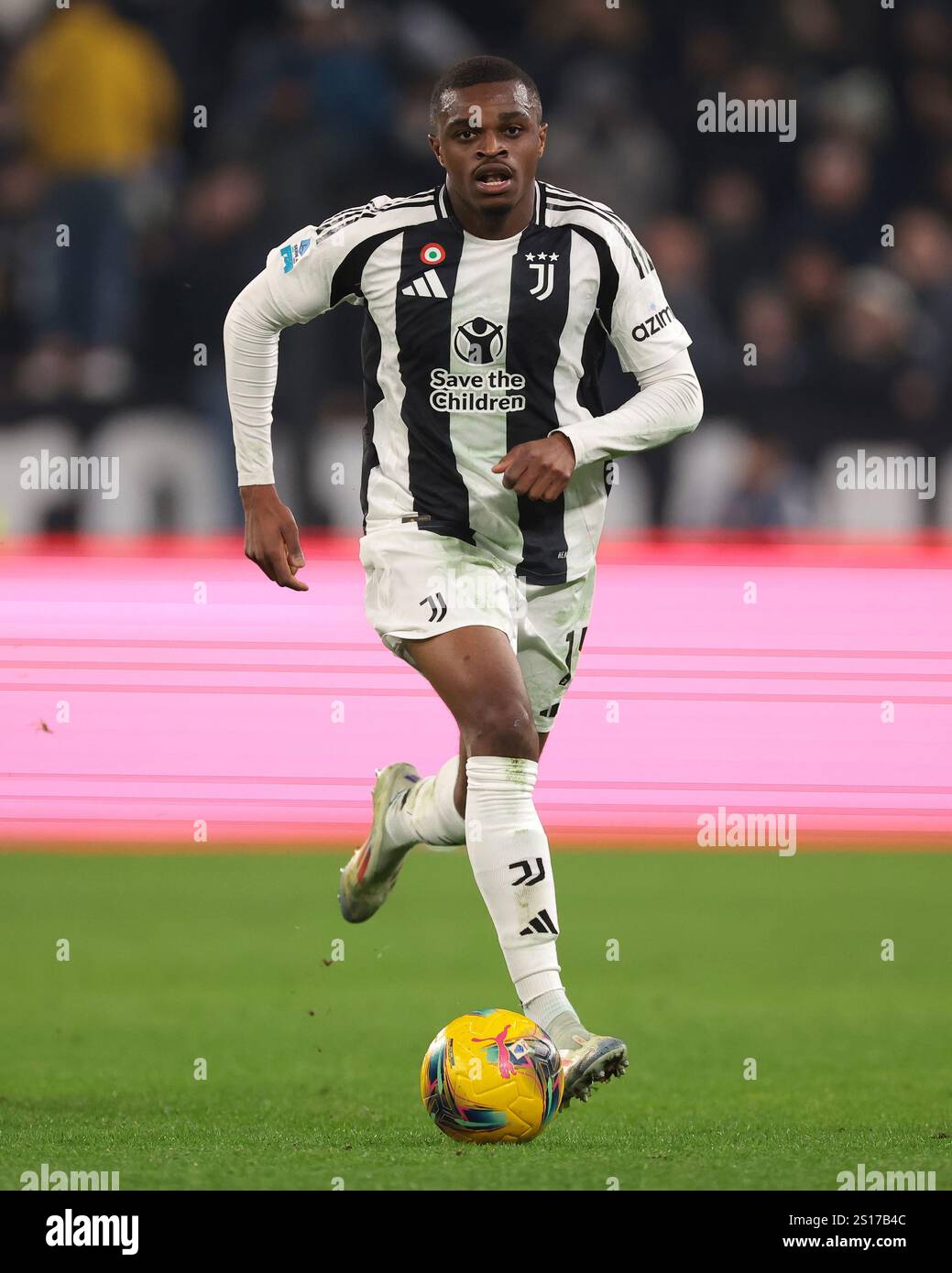 Turin, Italy. 29th Dec, 2024. Pierre Kalulu of Juventus during the ...