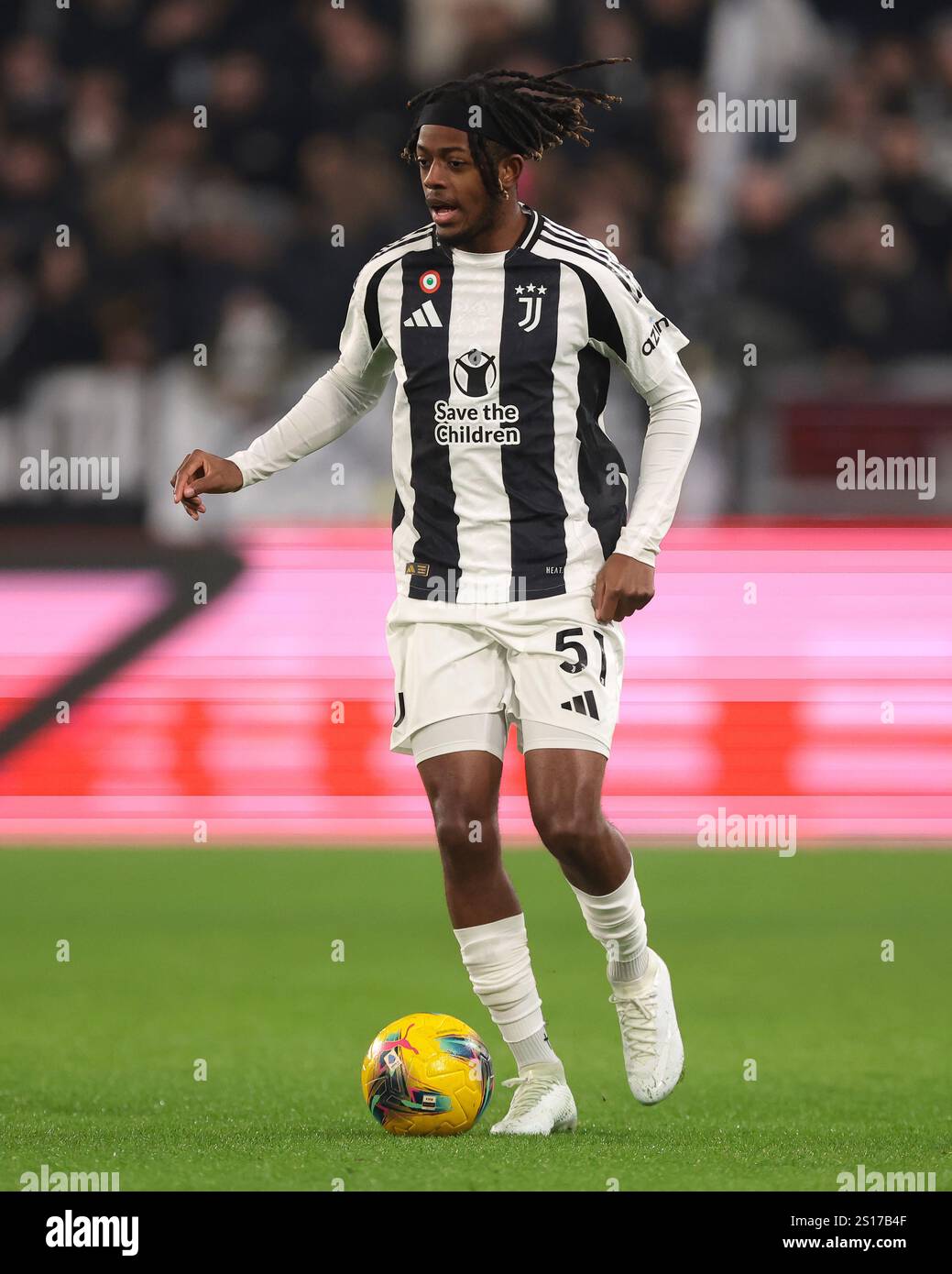 Turin, Italy. 29th Dec, 2024. Samuel Mbangula Tshifunda of Juventus during the Serie A match at ...