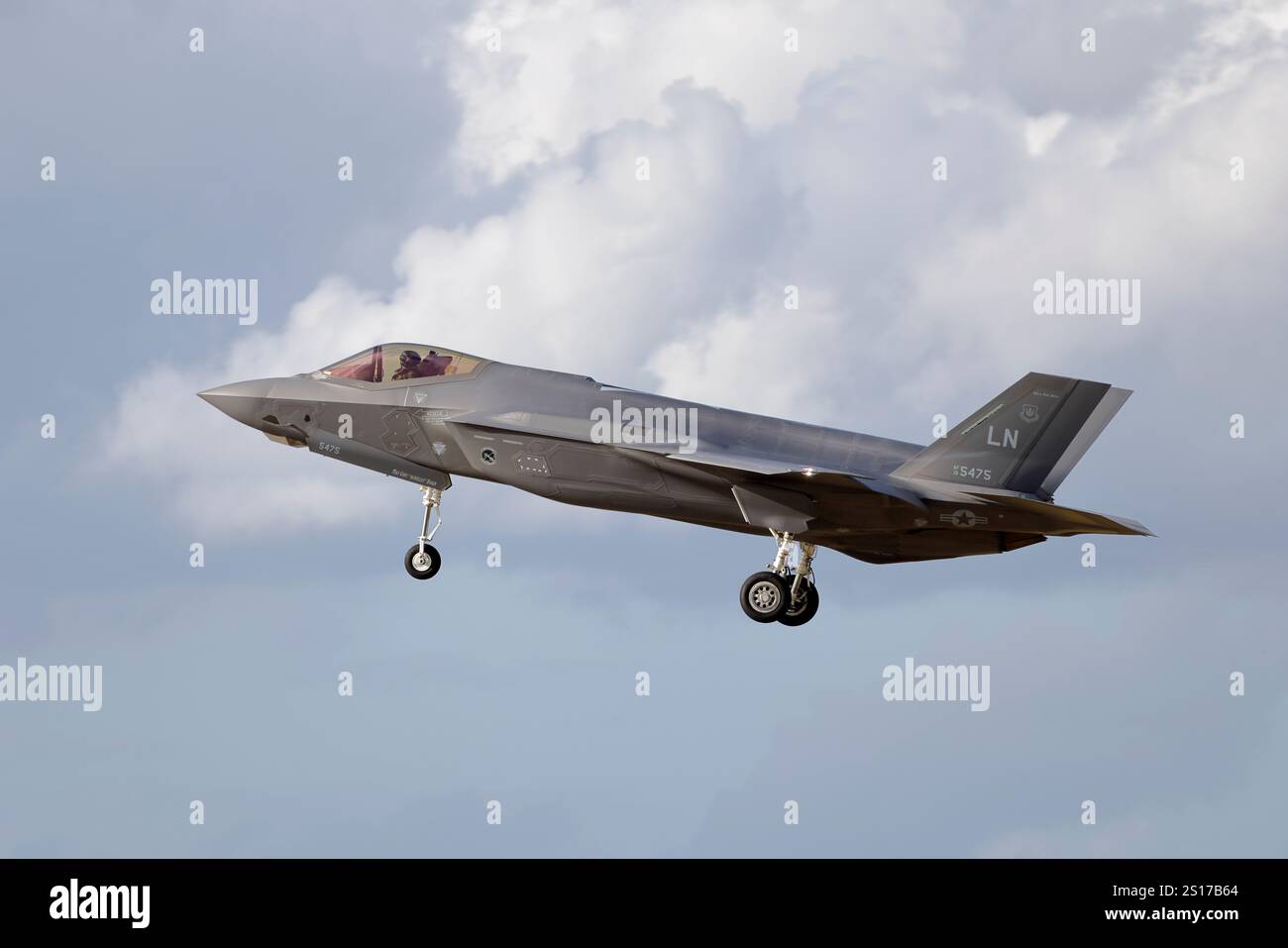 Lockheed Martin F-35A Lightning II stealth fighter jet aircraft based at RAF lakenheath, Suffolk ...