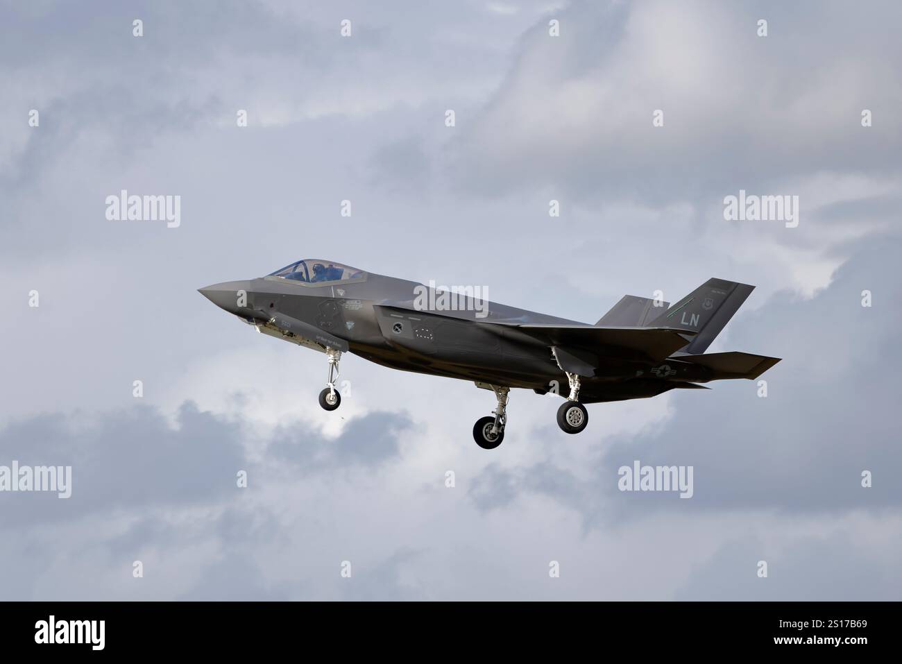 Lockheed Martin F-35A Lightning II stealth fighter jet aircraft based at RAF lakenheath, Suffolk ...