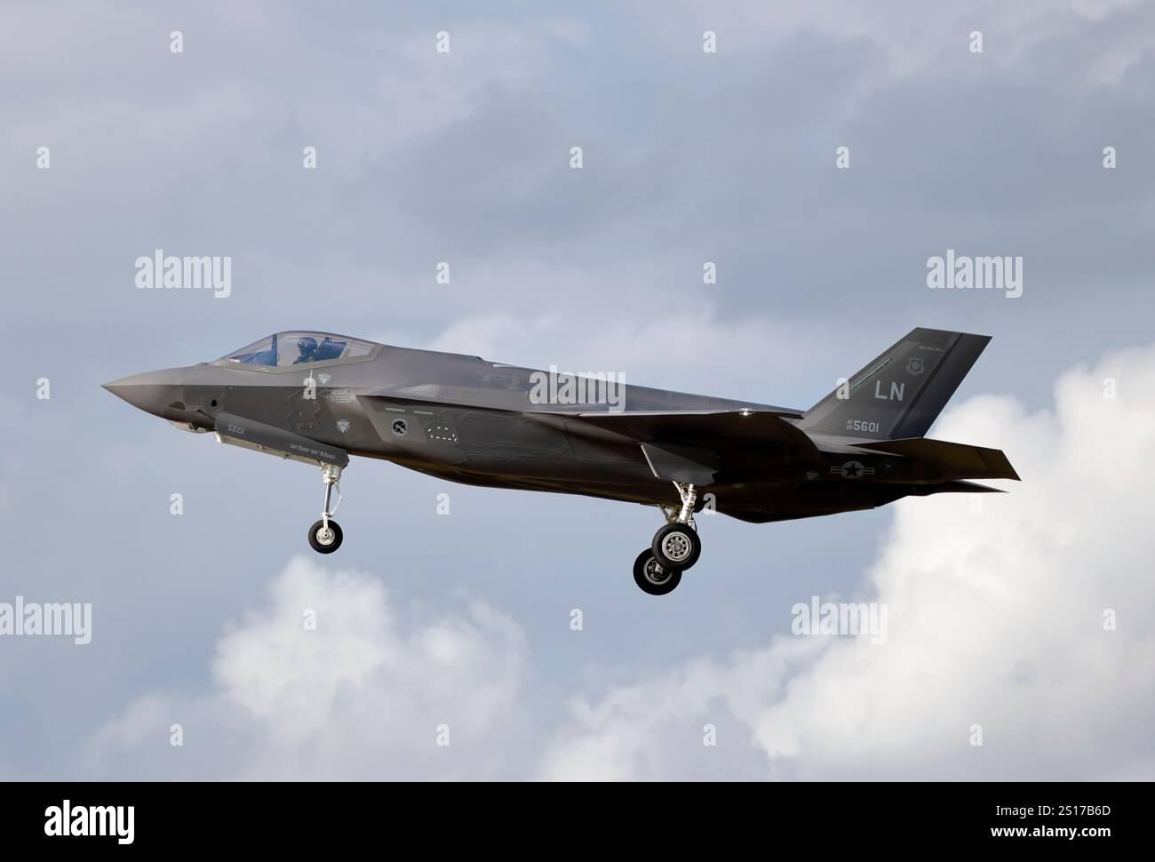 Lockheed Martin F-35A Lightning II stealth fighter jet aircraft based at RAF lakenheath, Suffolk ...