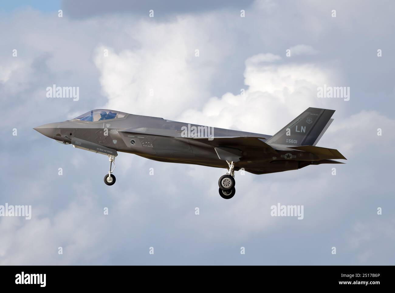Lockheed Martin F-35A Lightning II stealth fighter jet aircraft based ...