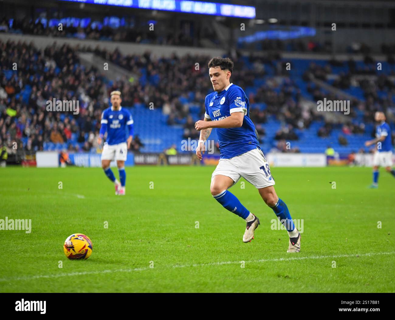 Cardiff City Stadium, Cardiff, UK. 1st Jan, 2025. EFL Championship ...