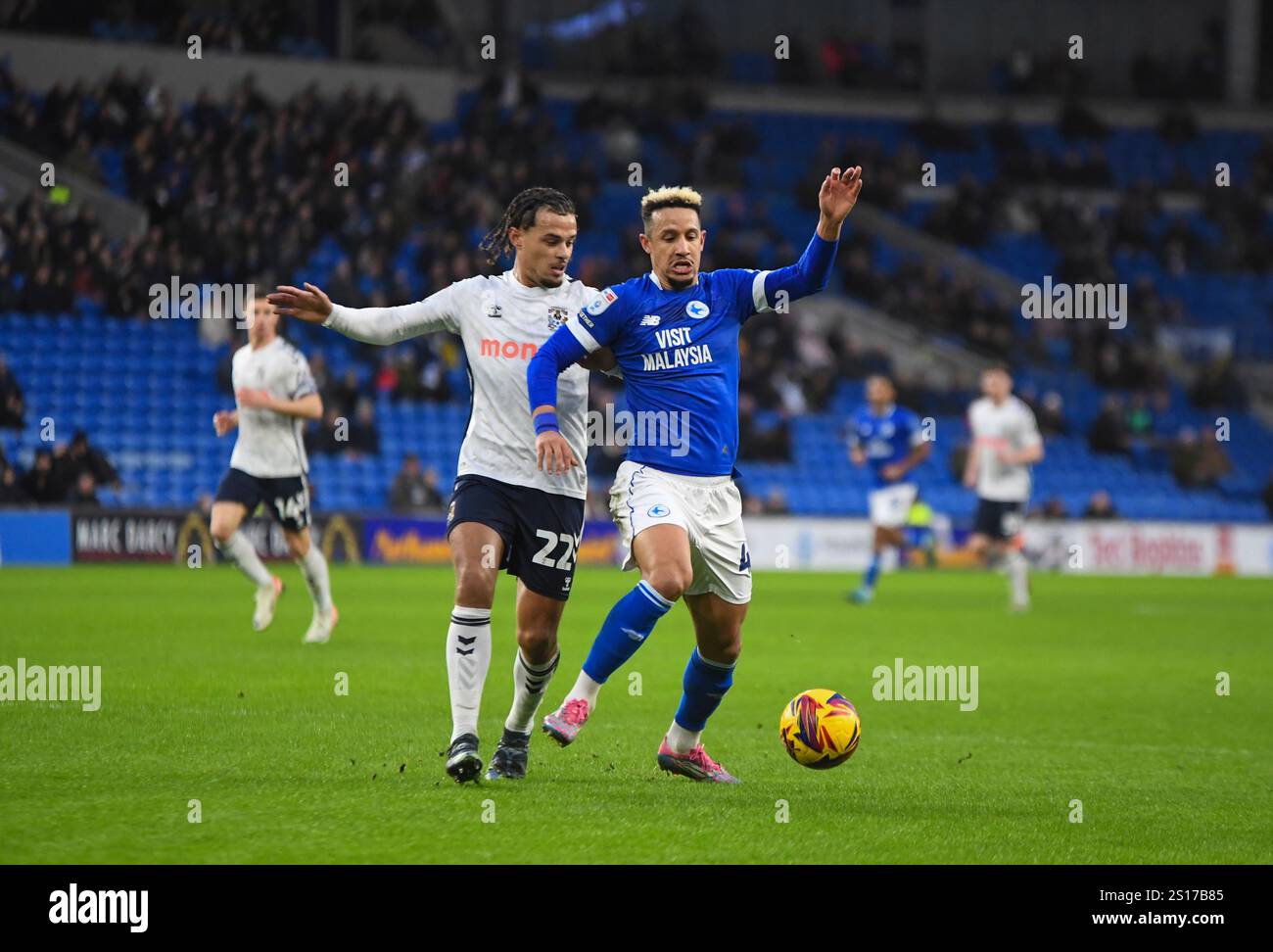 Cardiff City Stadium, Cardiff, UK. 1st Jan, 2025. EFL Championship ...