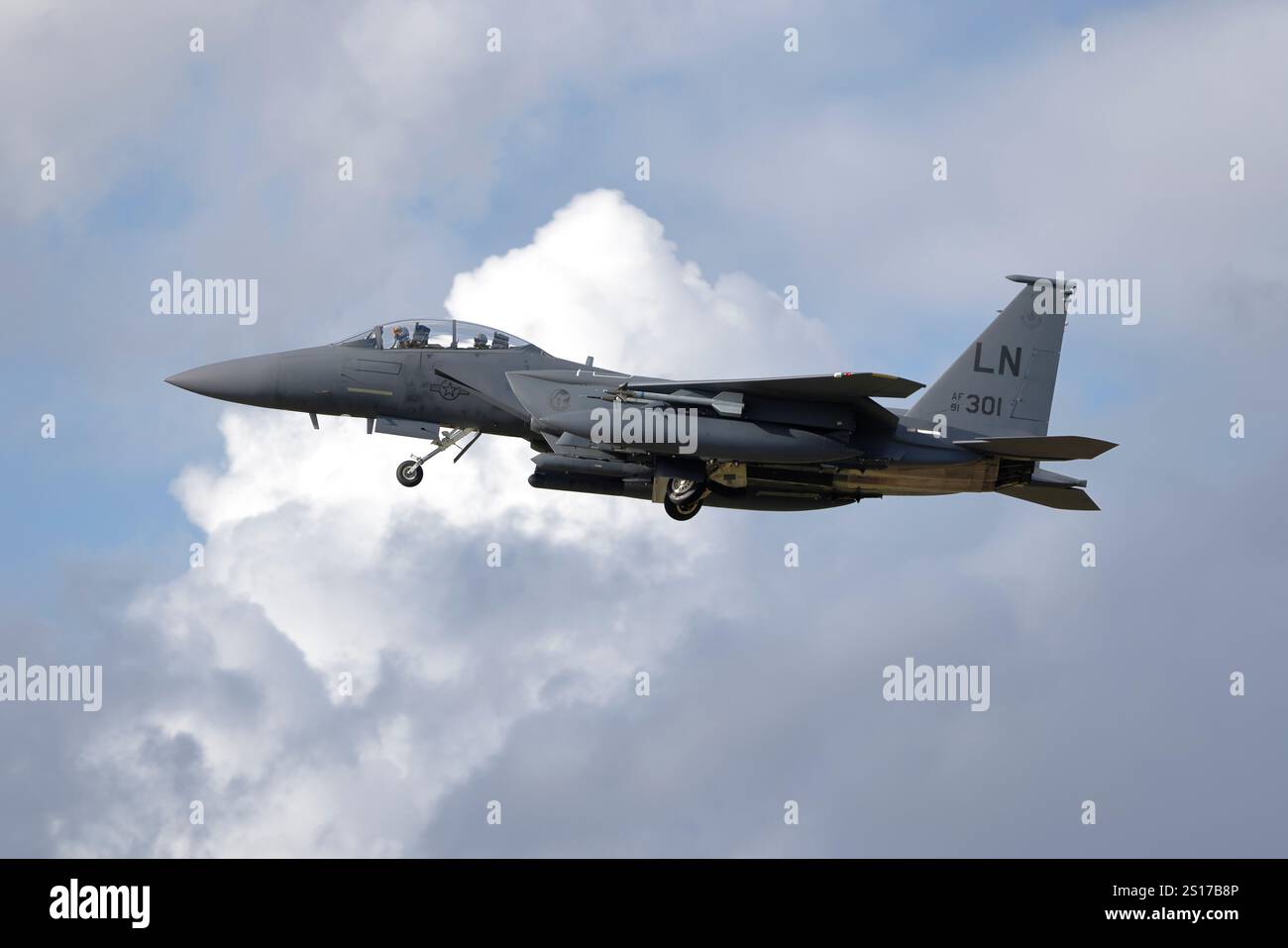 McDonnell Douglas Boeing F-15E Strike Eagle, strike fighter and bomber based at RAF lakenheath ...