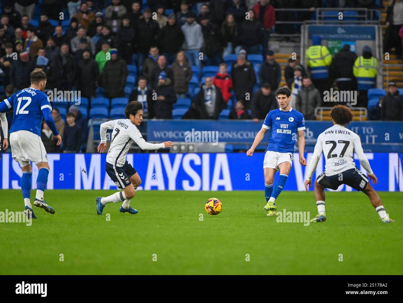 Cardiff City Stadium, Cardiff, UK. 1st Jan, 2025. EFL Championship ...