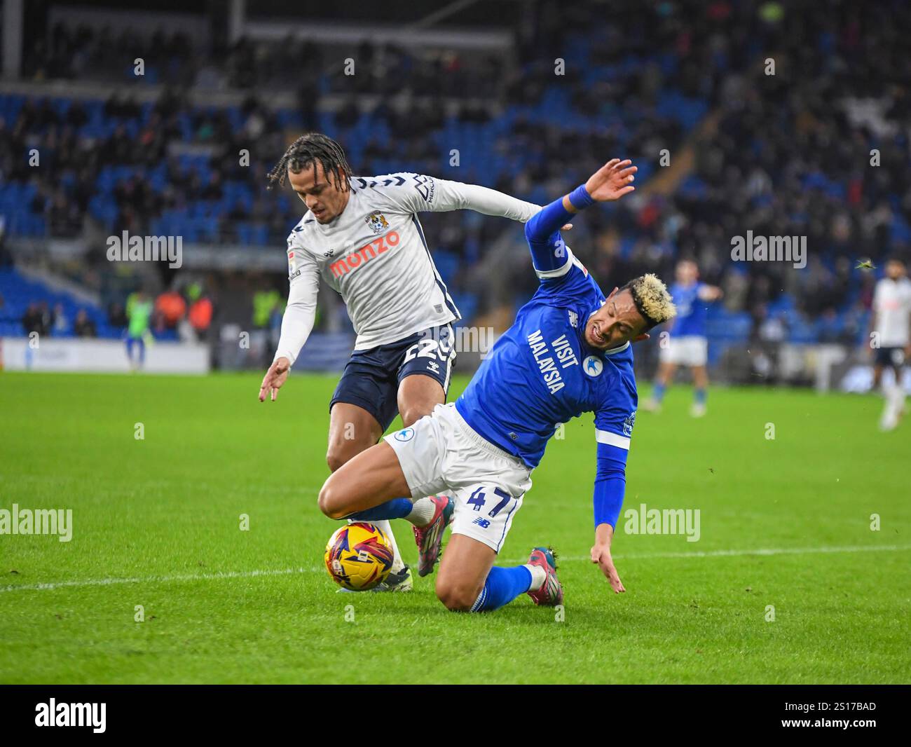 Cardiff City Stadium, Cardiff, UK. 1st Jan, 2025. EFL Championship ...